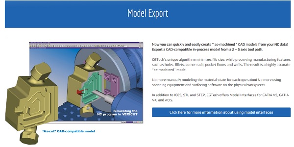 VERICUT Module: Model Export - banquyenphanmem.com