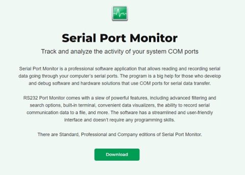 Serial Port Monitor - https://www.banquyenphanmem.com