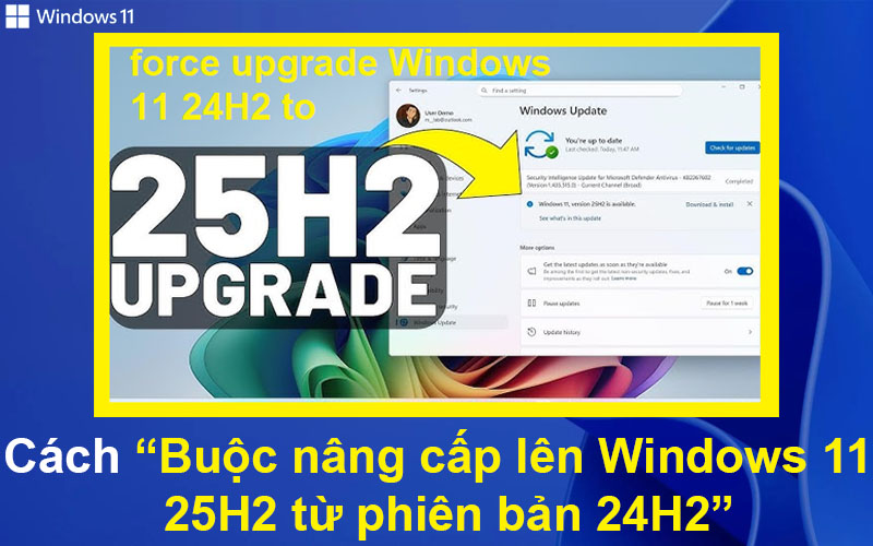 2 Cách nâng cấp lên Windows 11 25H2 từ phiên bản 24H2 - https://www ...
